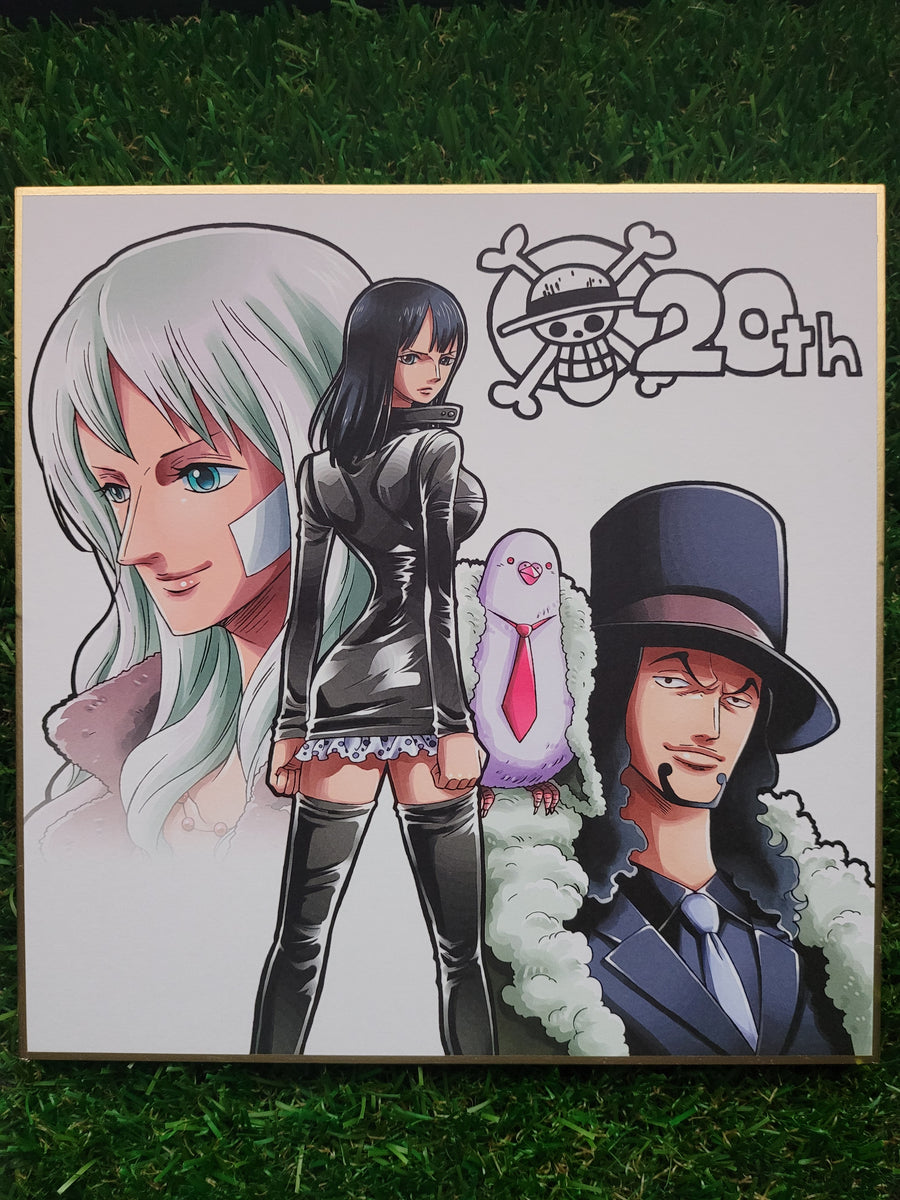 One Piece Nico Robin & Nico Olvia & Rob Lucci Shikishi Nippon4U